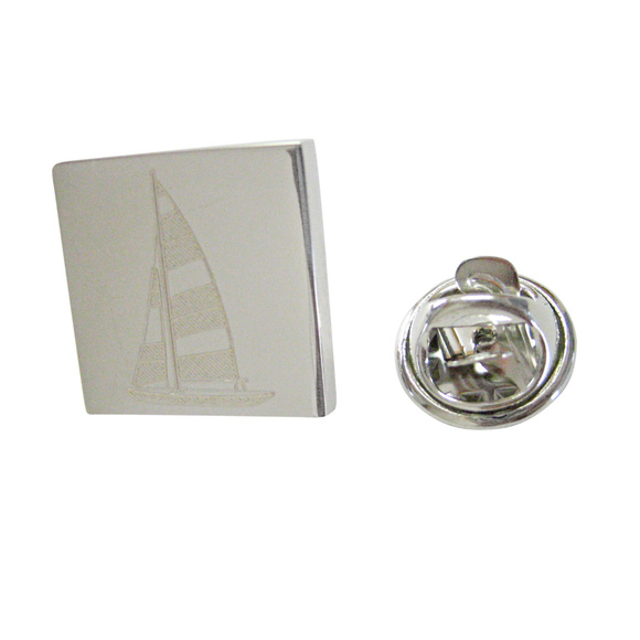 Kiola Designs | Accessories | Silver Toned Etched Nautical Sail Boat ...